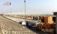 China Flame Retardant Marquee Tent With Table , Chair / Industrial Storage Tents for sale