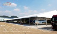 China 25x100m Big Modular Structures Tent  With Aluminum Frame For Storage Or Warehouse for sale