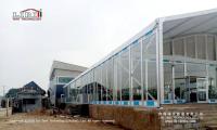 China TFS Curve Marquee Dome Shape Outdoor Exhibition Tents For Wedding / Restaurant / Church for sale