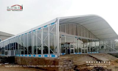 China TFS Curve Marquee Dome Shape Outdoor Exhibition Tents For Wedding / Restaurant / Church for sale