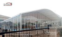 China TFS Curve Marquee Dome Shape Outdoor Exhibition Tents For Wedding / Restaurant / Church for sale