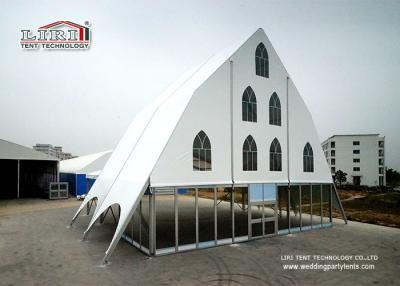 China UV Resistant Clear PVC Window 15m Outdoor Event Church Tent for sale