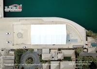 China Glass Wall 5M Semi Permanent Building Tents For Wedding Events for sale