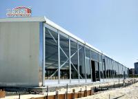 China Glass Wall 5M Semi Permanent Building Tents For Wedding Events for sale