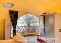 China Resort Hotel 7x4.8m Geodesic Ellipsoid Glamping Tent for sale