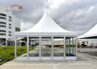 China UV Resistance Cafe Shop Aluminum  2.5m 5X5M Gazebo Canopy Tent for sale