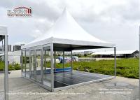 China UV Resistance Cafe Shop Aluminum  2.5m 5X5M Gazebo Canopy Tent for sale
