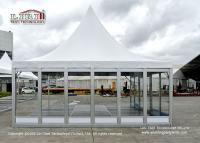 China Glass Walls High Peak Roof 6m Modular Outdoor Event Tent For Receiption for sale