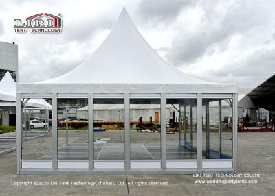 China Glass Walls High Peak Roof 6m Modular Outdoor Event Tent For Receiption for sale