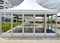 China Glass Walls High Peak Roof 6m Modular Outdoor Event Tent For Receiption for sale