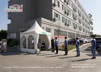China White PVC Sidewall High Security 8x8m Pagoda Outdoor Event Tents for sale