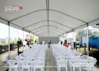 China Plain White Sidewalls CFM Permanent Movable Party Tents for sale