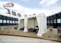 China Plain White Sidewalls CFM Permanent Movable Party Tents for sale