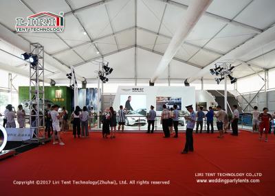 China White PVC Roof Cover ABS Sidewall 50x115m Outdoor Exhibition Tents for sale