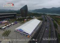 China White PVC Roof Cover ABS Sidewall 50x115m Outdoor Exhibition Tents for sale