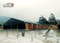 China Fire Proof  PVC Aluminium 3m Black Meeting Event Tent for sale