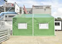 China Green Pvc Cover Movable Aluminum Hospital Emergency Medical Tents for sale
