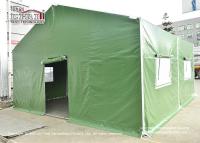 China Green Pvc Cover Movable Aluminum Hospital Emergency Medical Tents for sale
