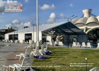 China Blackout PVC Roof Cover 10m Swimming Pool Sport Event Tents for sale