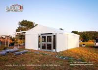 China Clean Span Outdoor Event Party Wedding Marquee Tent With Glass Door for sale