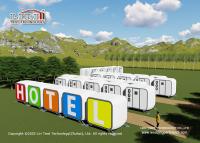 China Restaurant coffee Bar House Inflatable Modular Glamping Box Tent for sale
