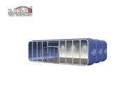 China Waterproof 6m Aluminum PVC Movable Hotel Tent For Resorts for sale