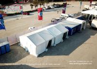 China Music Festival 21m Marquee Tent With Plain White PVC Glass Wall for sale