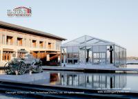 China 650g/Sqm Clear Wedding Banquet Tents With Aluminum Frame for sale