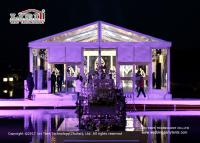 China 650g/Sqm Clear Wedding Banquet Tents With Aluminum Frame for sale