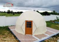 China Flame Retardant NFPA Dome 58m² Luxury Glamping Tents for sale