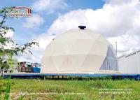 China Flame Retardant NFPA Dome 58m² Luxury Glamping Tents for sale