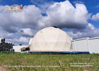 China Flame Retardant NFPA Dome 58m² Luxury Glamping Tents for sale