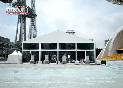 China 12m Clear Span Outdoor Event Tents With PVC Roof Cover Sidewalls for sale
