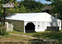 China 850g/㎡ Transparent  Pvc 4m Outdoor Party Tents For 200 People for sale