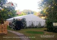 China 850g/㎡ Transparent  Pvc 4m Outdoor Party Tents For 200 People for sale