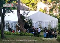 China 850g/㎡ Transparent  Pvc 4m Outdoor Party Tents For 200 People for sale