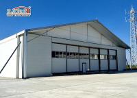 China Waterproof  Q235 Drone Hangar Tent Soft PVC Fabric Wall for sale