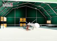 China Customized Size Aircraft Hangar Tent With Electric Rolling Door for sale