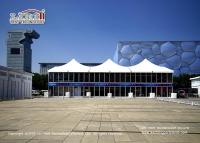 China ABS Wall 40m Width Double Decker Tents For VIP Lounge for sale