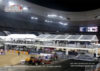 China Liri Clear Aluminum Frame 15m Double Decker Tents For Sports Events for sale