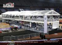 China Liri Clear Aluminum Frame 15m Double Decker Tents For Sports Events for sale