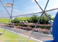 China Flame Retardant NFPA 58m2 Dome Luxury Glamping Tents for sale