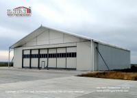 China 75kg/sqm 25m Outdoor Aircraft Hangar Tear Resistant for sale
