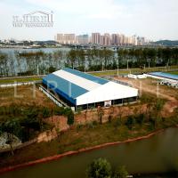 China Outdoor Sports Event Tent 40x50m With Black Roof Covers For Basketball Court for sale
