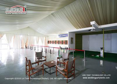 China TUV Aluminium Frame Tent With Waterproof Pvc Cover Glass Sidewalls For Events for sale