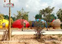 China NFPA 58m2 Oval Dome Luxury Glamping Tents Flame Retardant for sale