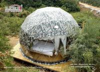 China 6m Luxury Geodesic Dome Glamping Tent For Farm Hotel for sale