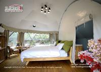 China 6m Luxury Geodesic Dome Glamping Tent For Farm Hotel for sale