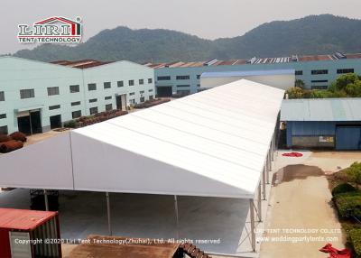 China Aluminum Clear Span Industrial Storage Tent /  Construction A Frame Snow Resistance for sale