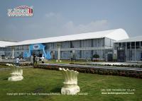 China UV Resistant 850g/Sqm Big Exhibition Tent With ABS Solid Wall for sale